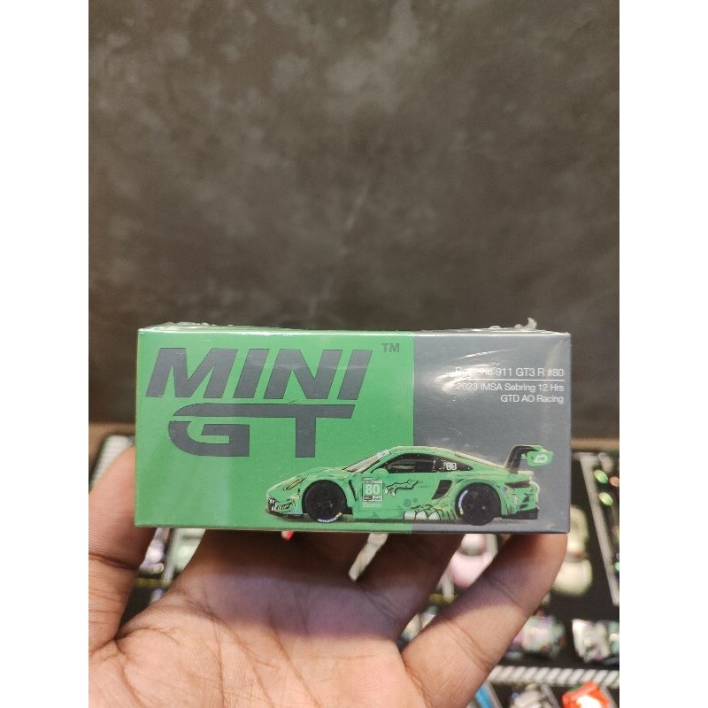 Jual Mini GT 713 Porsche 911 GT3 R Rexy Livery | Shopee Indonesia