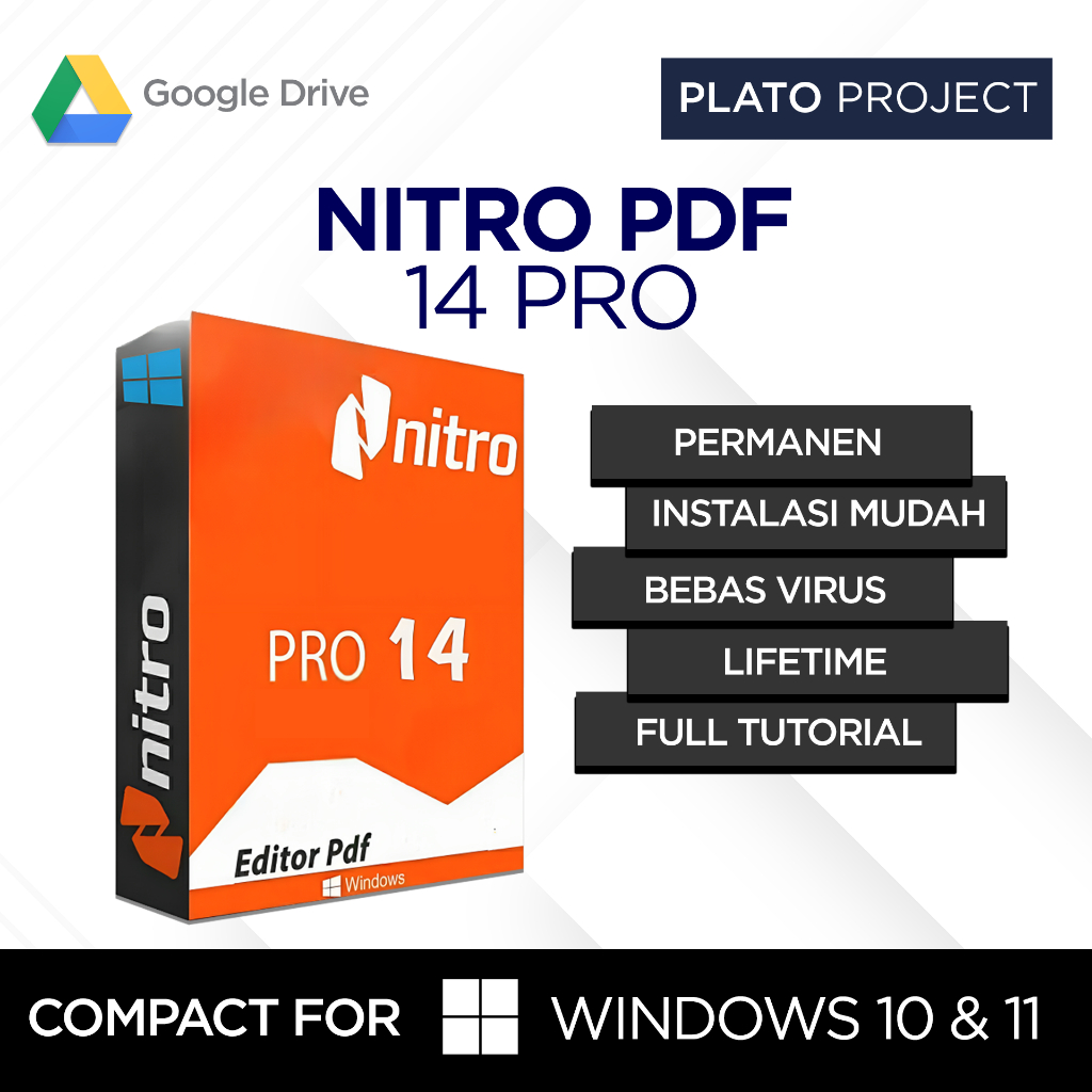 Jual Nitro Pro PDF 14 & 13 PDF License Lifetime Full Version Nitro 14 PDF Pro Lifetime | PDF ...