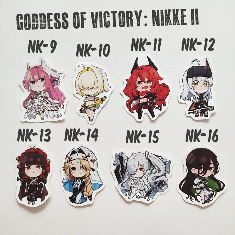 Jual Sticker Nikke Goddess of Victory 2 Game Merchandise | Shopee Indonesia