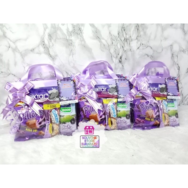 Jual Paket snack tema warna Ungu 6ribuan || Snack ultah tema warna ...