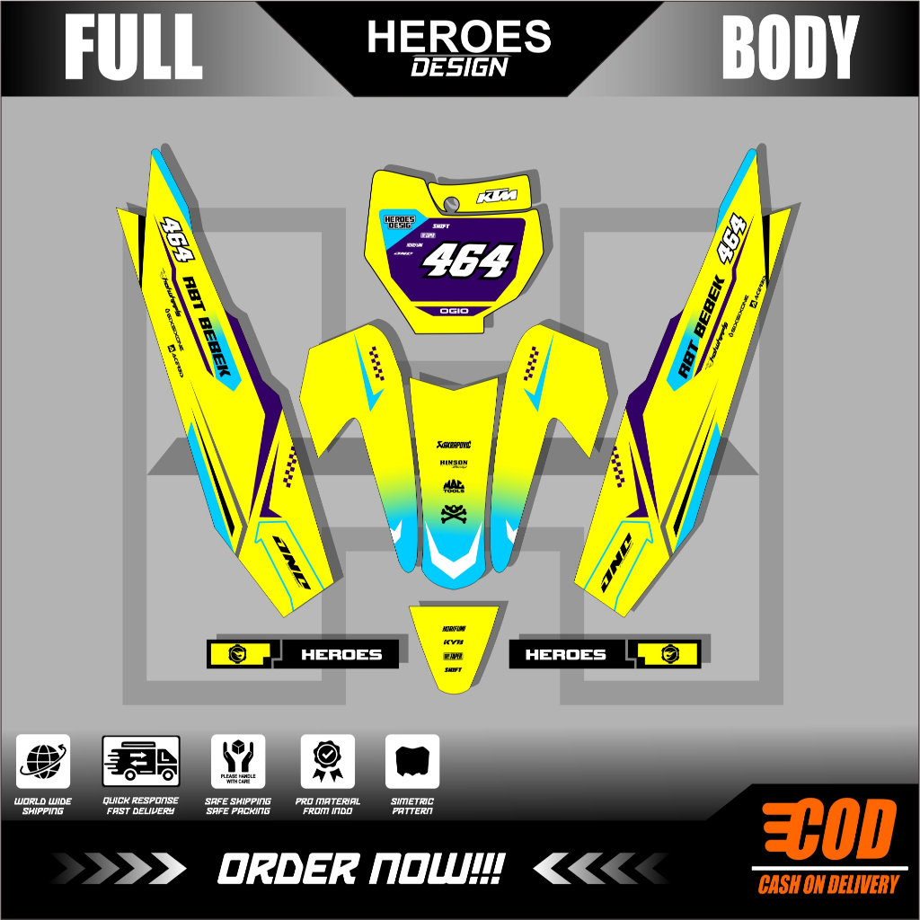 Jual Stiker Decal FullBody RBT VEGA R NEW Bebek Modif Terbaru Kece ...