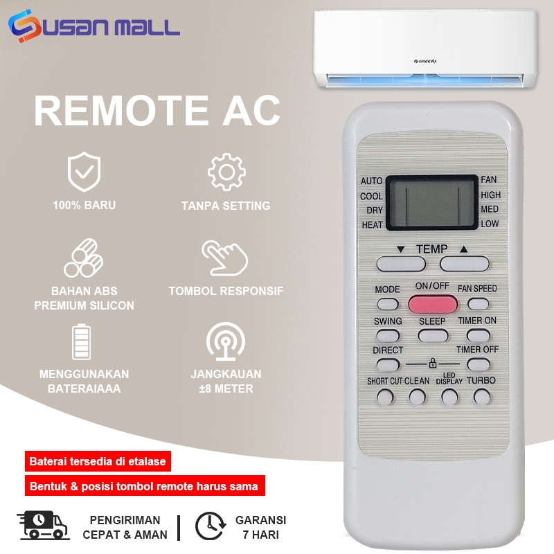 Jual Remote Midea ALL AC | Shopee Indonesia