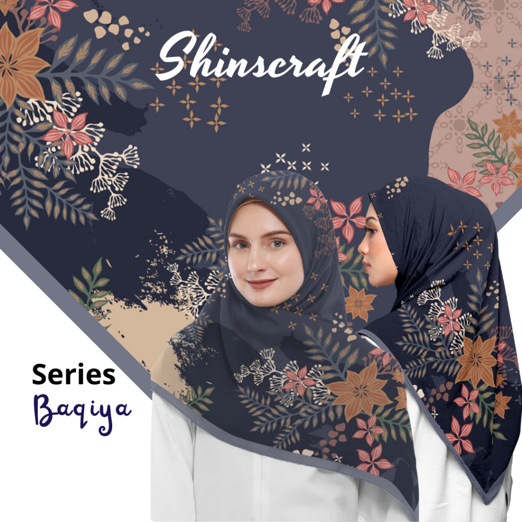 Jual SHINSCRAFT - Baqiya Series - Hijab Printing Premium VOAL Segi ...
