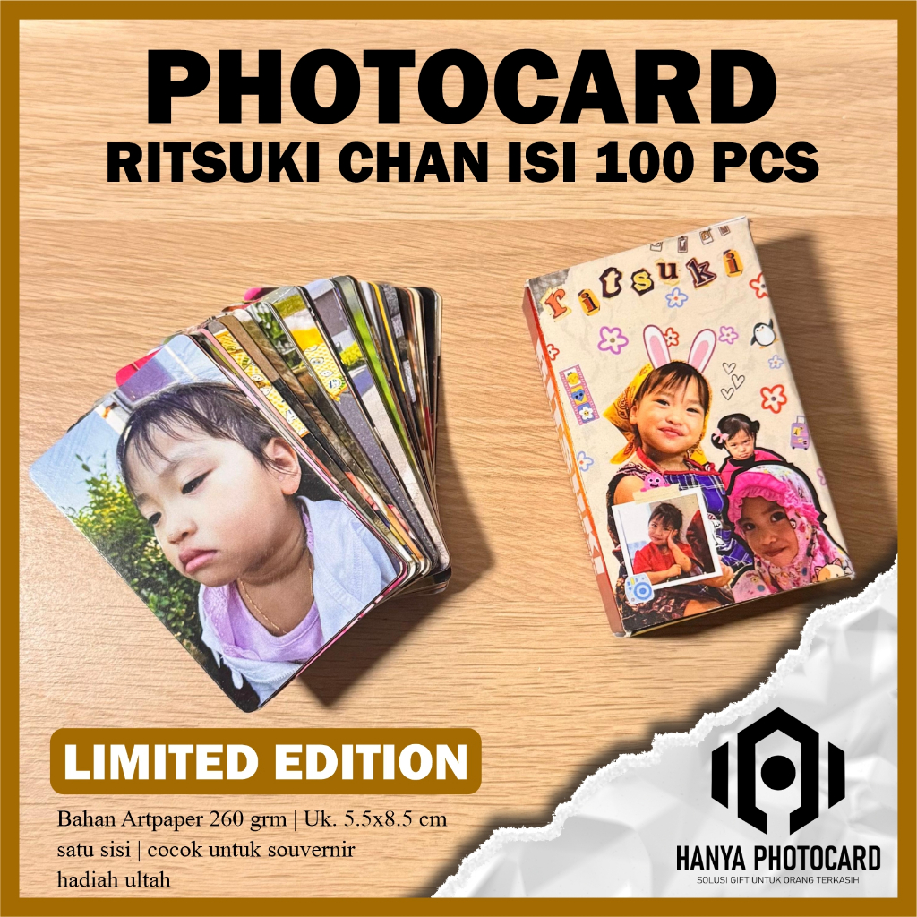 Jual " Photocard Ritsuki Chan Isi 100 Pcs (Free Gantungan Kunci dan ...