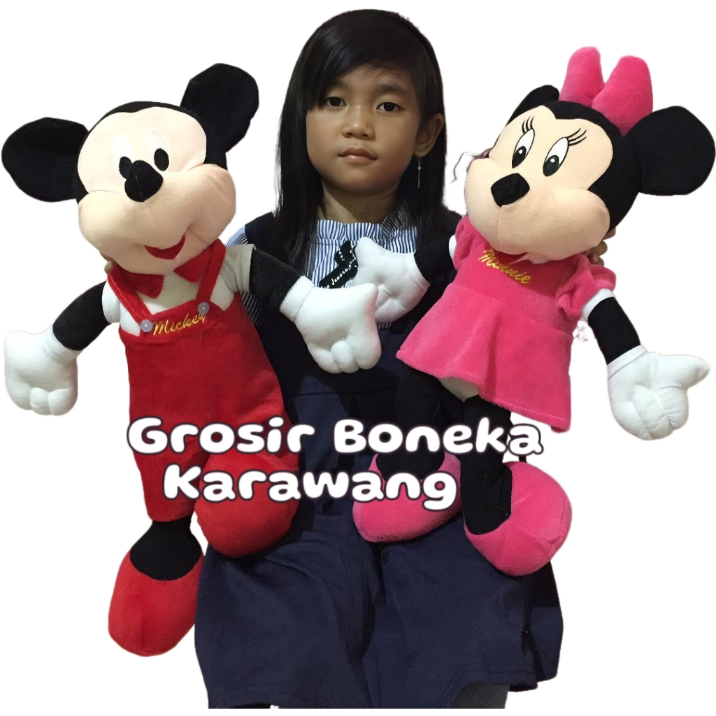 Jual Boneka Mickey Mose/Minnie Mouse XL Harga Satuan Boneka Karakter ...