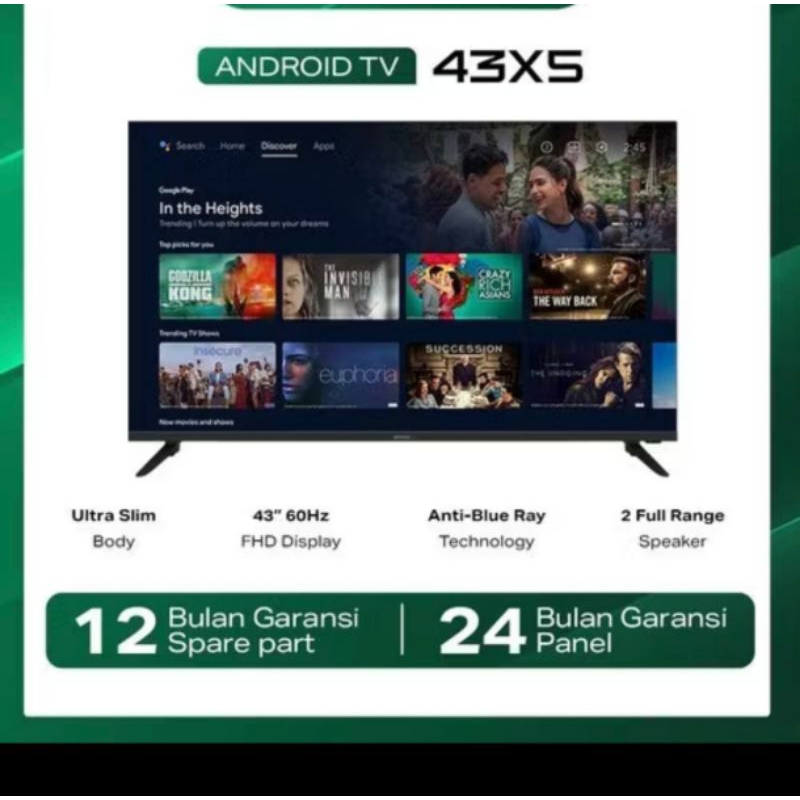 Jual Infinix Android TV 43 inch | Shopee Indonesia