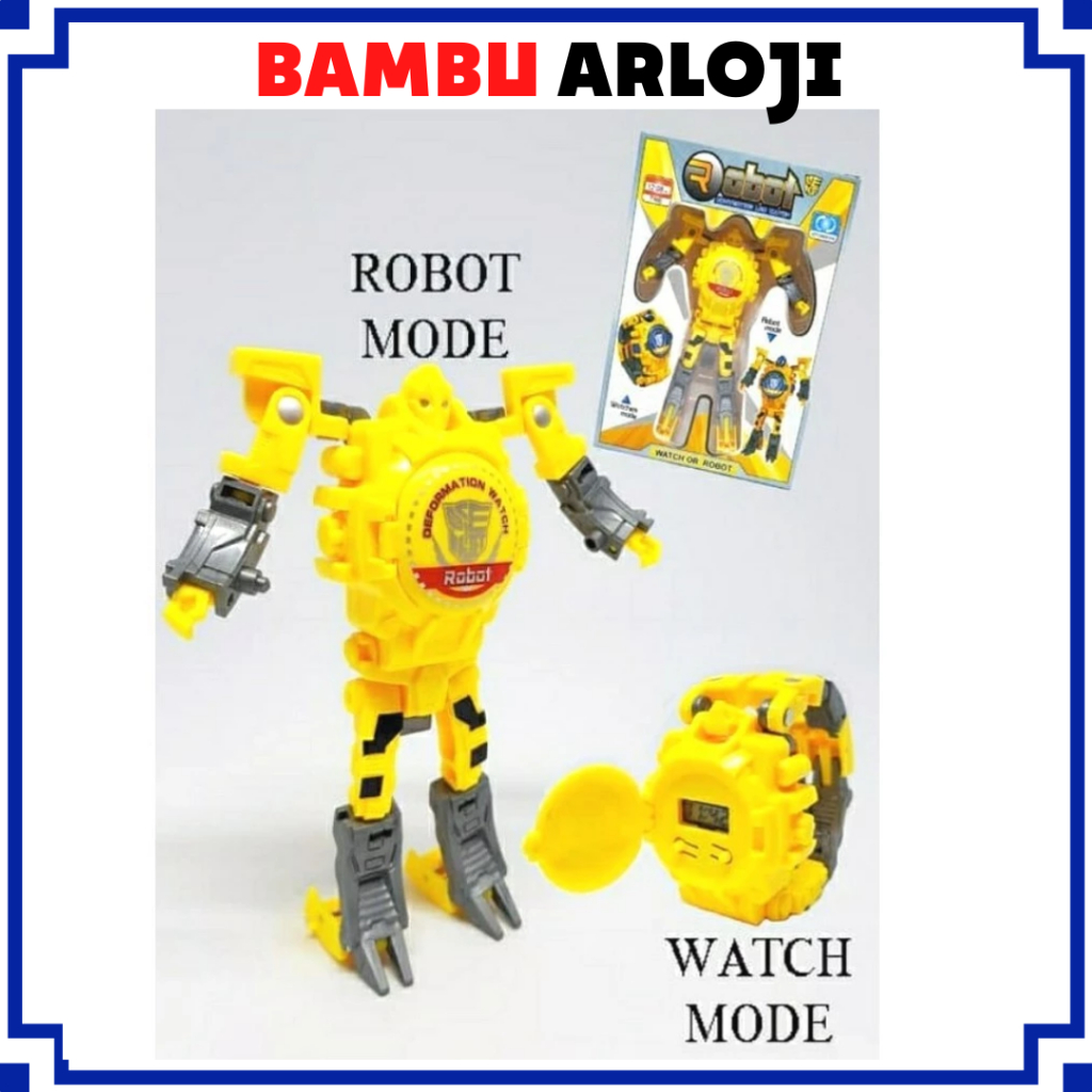 Jual BAJ Jam Tangan Robot Transformer Jam Tangan Anak Transformer ...