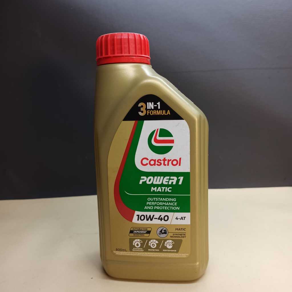 Jual Oli Castrol Power 1 Matic 10W-40 800ml | Shopee Indonesia
