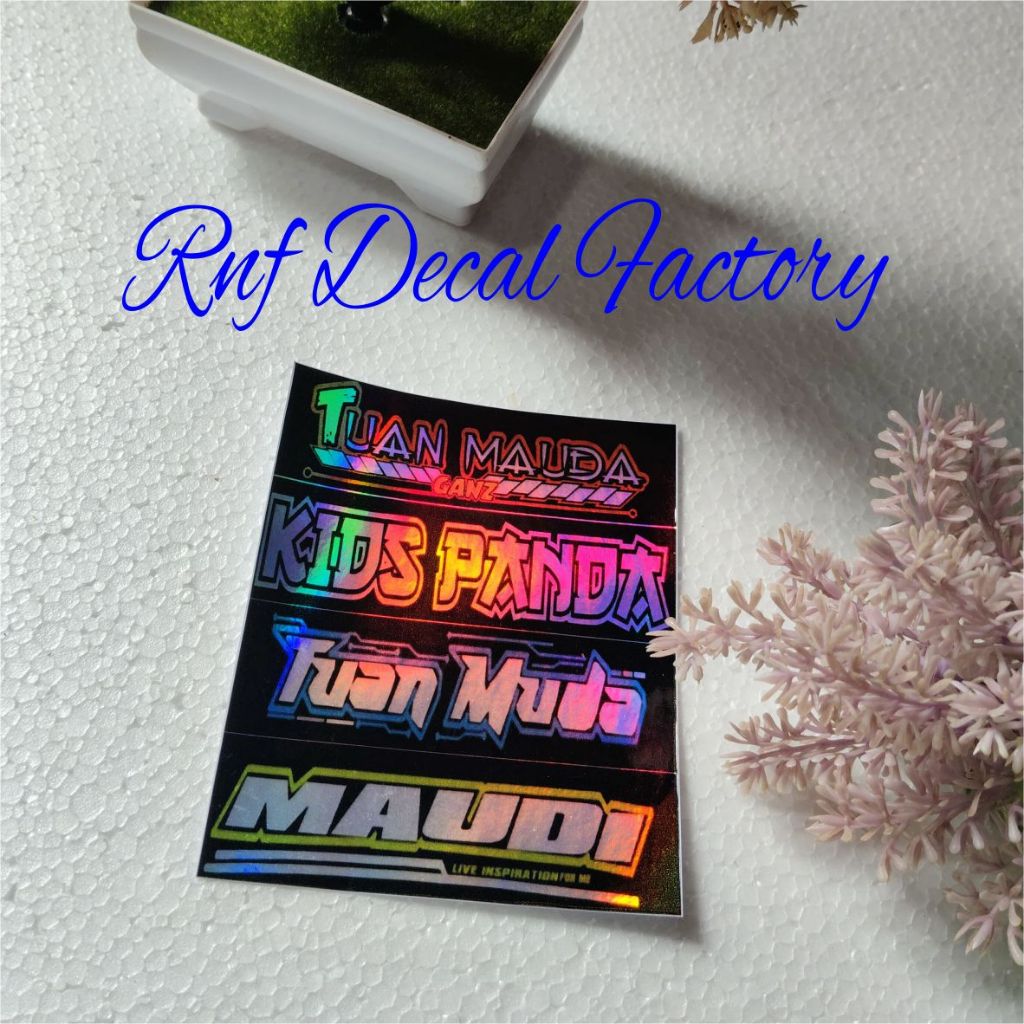 Jual stiker kids panda | stiker tuan muda | stiker bus tunggal jaya ...