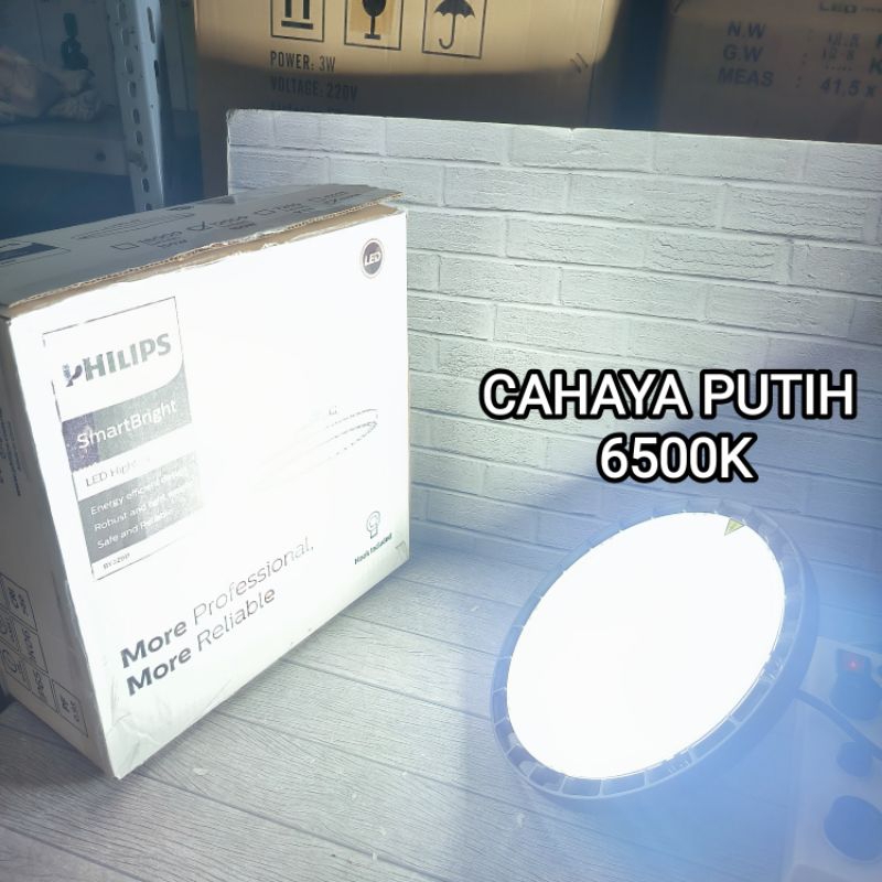 Jual PHILIPS BY229P LAMPU SOROT LED HIGH BAY UFO 100W 100 WATT PUTIH ...