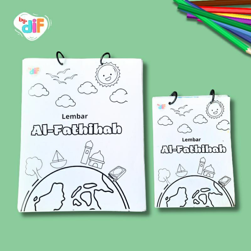 Jual bydiF 30 Lembar Worksheet Lembar AlFatihah | Aktifitas Menebali ...