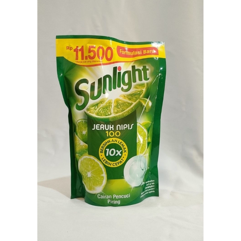 Jual Sabun Cuci Piring Cair Sunlight Jeruk Nipis 635 ML Refill | Shopee Indonesia
