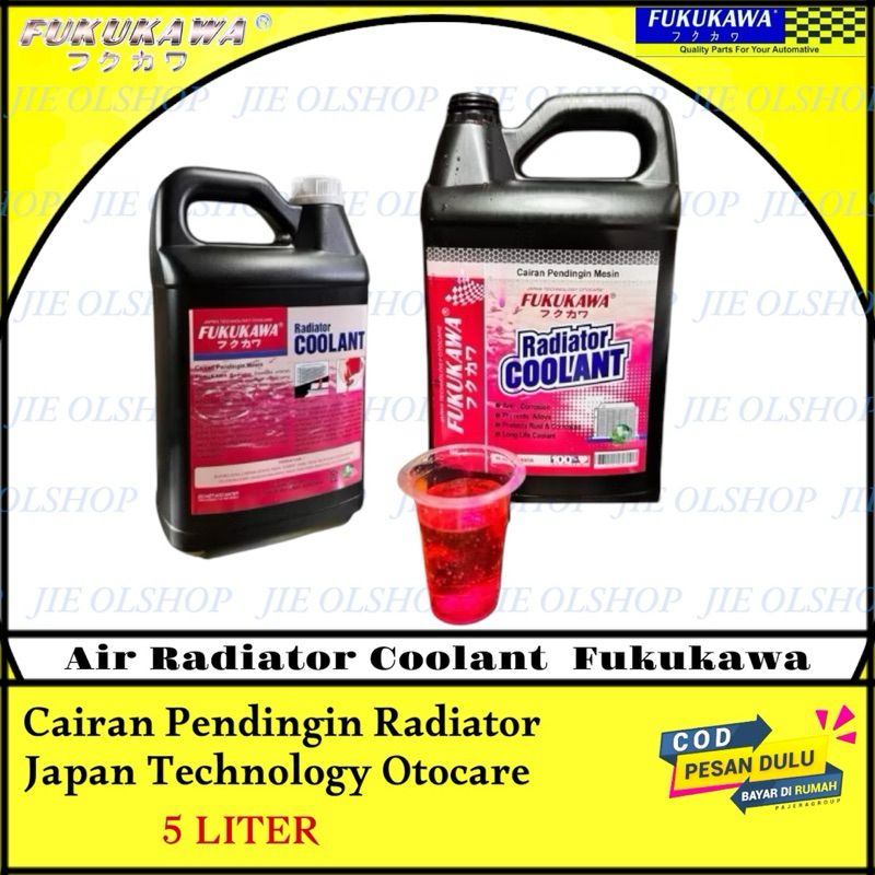 Jual Air Radiator Coolant Cairan Pendingin Mesin 5 Liter Original ...