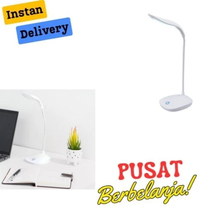 Jual Lampu Meja Led Rechargeable Portable - Putih | Shopee Indonesia