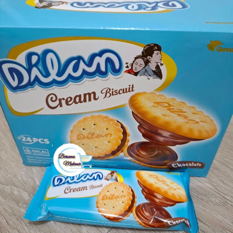 Jual Dilan Cream Biscuit 1 box isi 24 | Shopee Indonesia