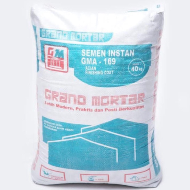 Jual Semen Instant Lem Perekat HEBEL BATA RINGAN Grand Mortar GMA - 169 ...