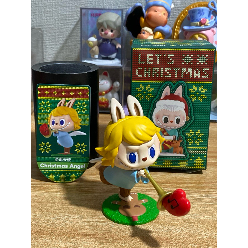 Jual POP MART THE MONSTERS LET'S CHRISTMAS ANGEL LABUBU | Shopee Indonesia