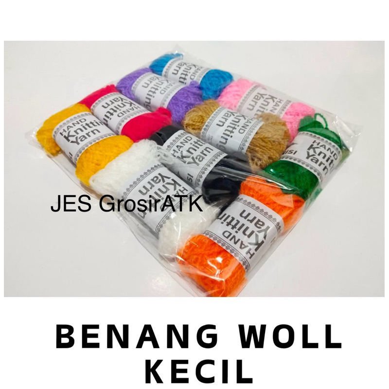 Jual Benang Wol Kecil Harga Grosir (isi 10) | Shopee Indonesia