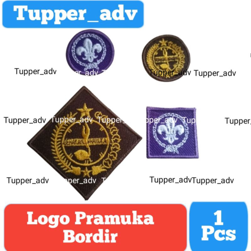 Jual Logo Pramuka Kitri Kerah Bordir / Logo Pelantikan Pramuka / Logo ...