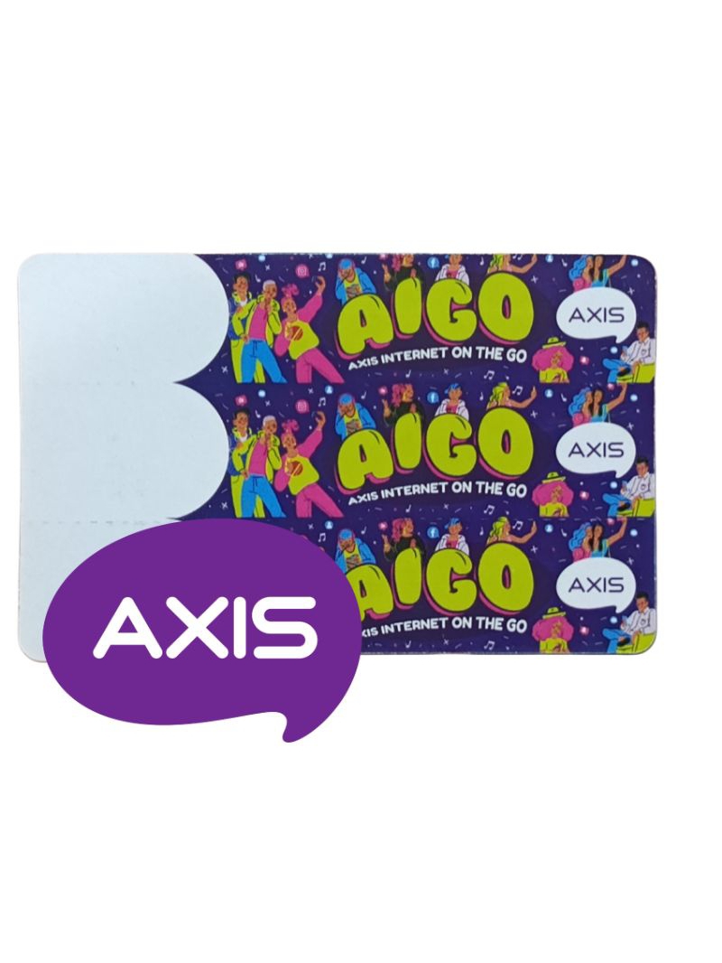 Jual voucher axis aigo KOSONG per 1 SN/ barcode nasional minimal beli ...