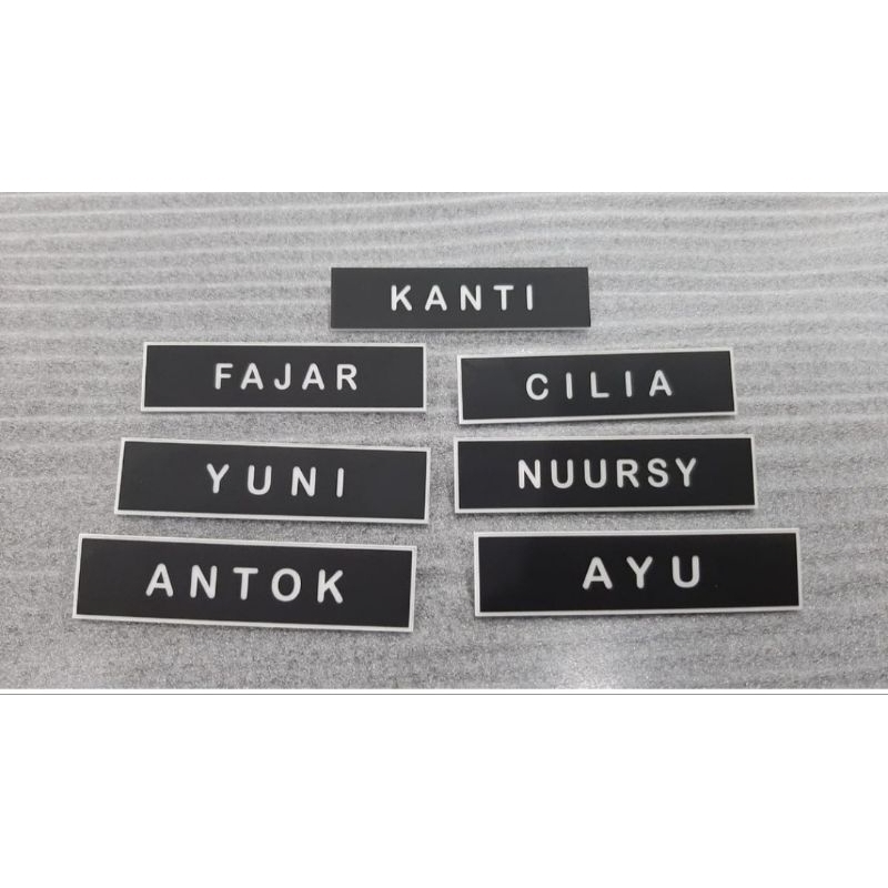 Jual NAMA DADA PERSIT , NAMETAG , MODEL GRAFIR AKRILIK TERMURAH ...