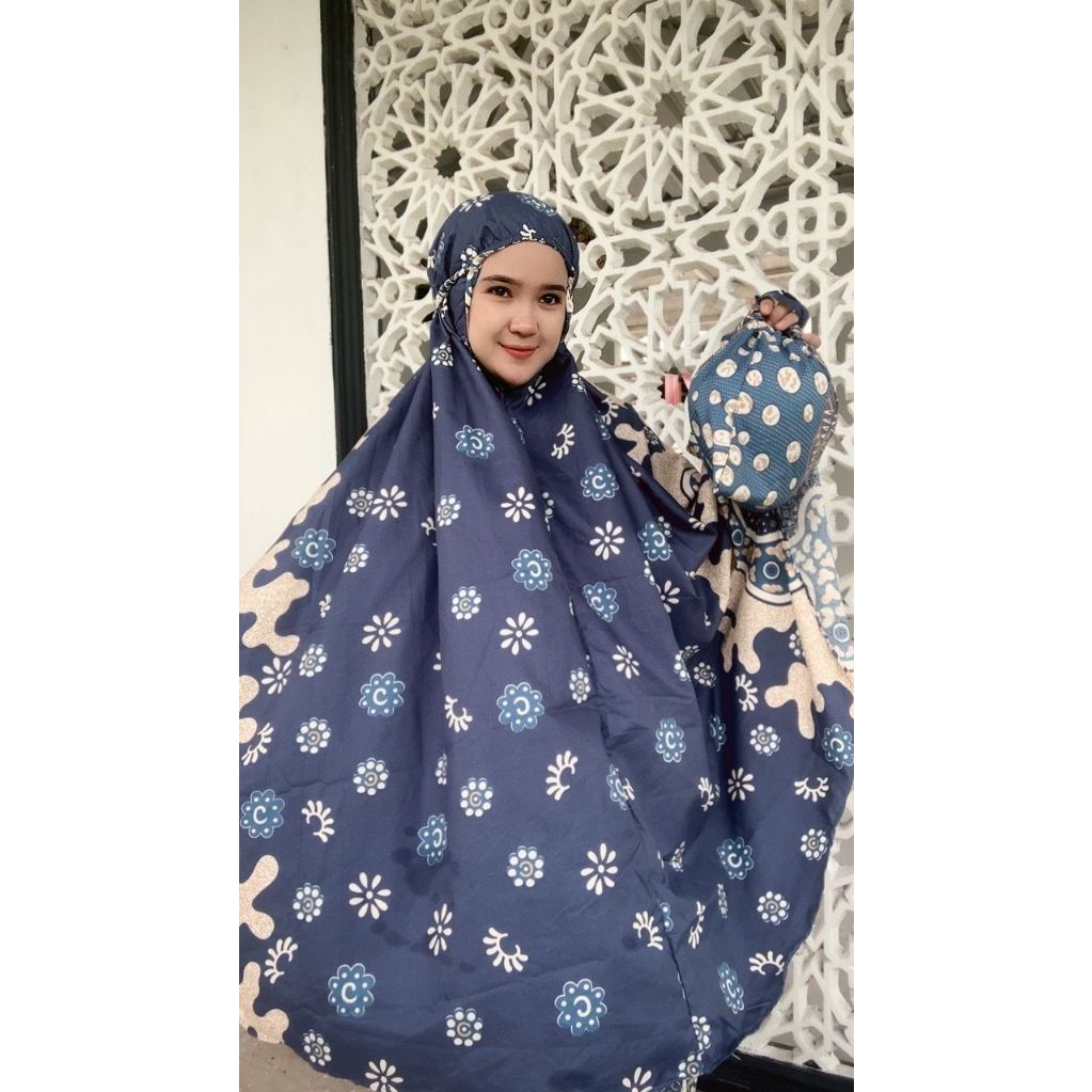 Jual Mukenah Dewasa Mukena Katun Mukenah Motif Batik Bunga Terbaru ...