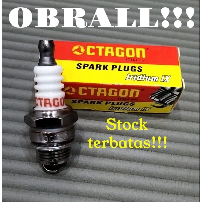 Jual Busi Mesin Potong Rumput 2 tak, mesin semprot tu26, Chainsaw/Senso, Minitrail dll Octagon ...