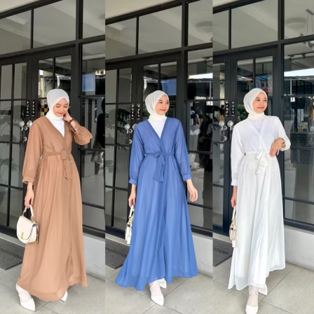 Jual Clara Outer Ceruty Premium Kekinian | Outer Muslimah | Outer ...