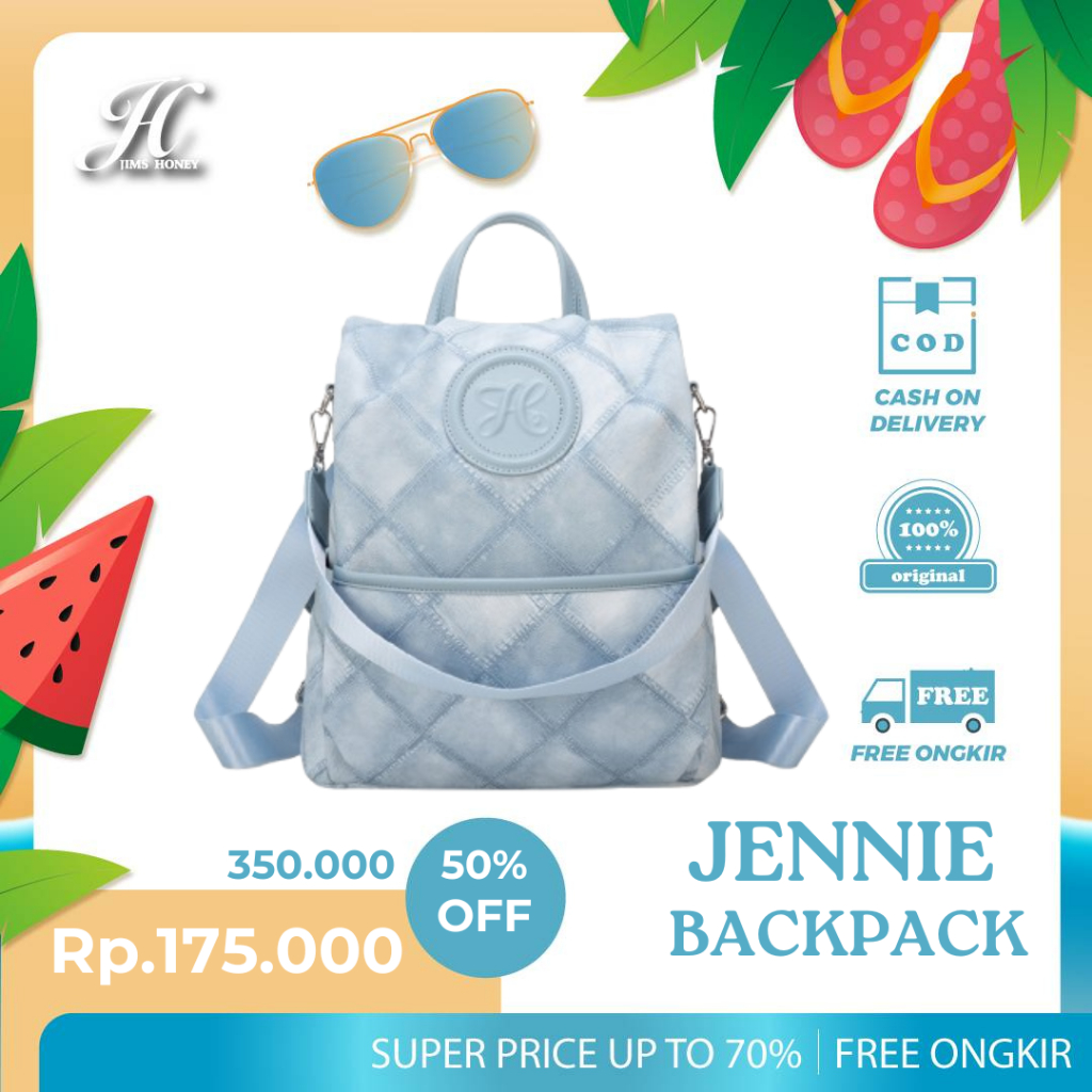 Jual JIMS HONEY Tas Ransel Wanita JENNIE BACKPACK | Shopee Indonesia