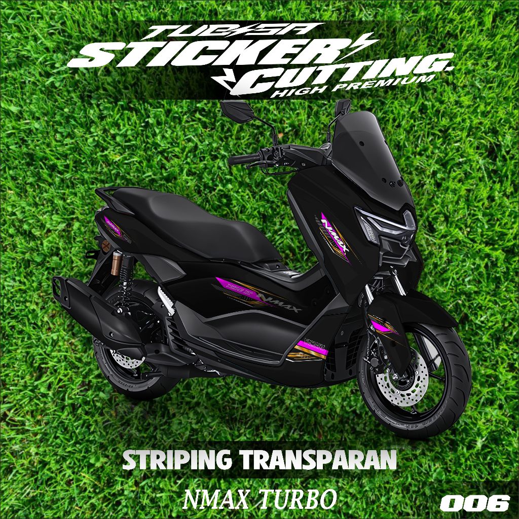 Jual STRIPING VARIASI TRANSPARAN YAMAHA NMAX TURBO/NEO 2024 STICKER ...