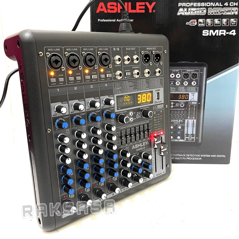 Jual Mixer Ashley SMR 4 Original ashley smr 4 channel SMR4 | Shopee Indonesia