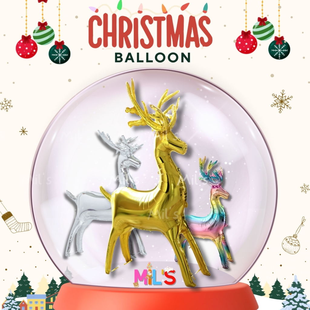 Jual [ CUTE MIL'S ] PROMO BALON CHRISTMAS SUPER LARGE 150 CM HIASAN ...