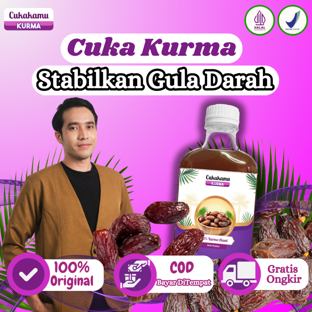 Jual CukaKamu Kurma - Stabilkan Gula Darah - 1 Botol | Shopee Indonesia