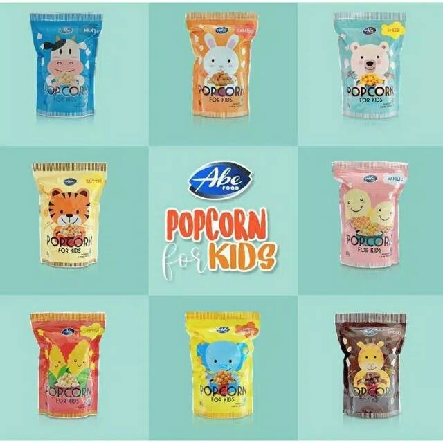Jual Camilan Makanan Ringan Snack Abe Food Popcorn 80 Gr Rasa Vanilla ...