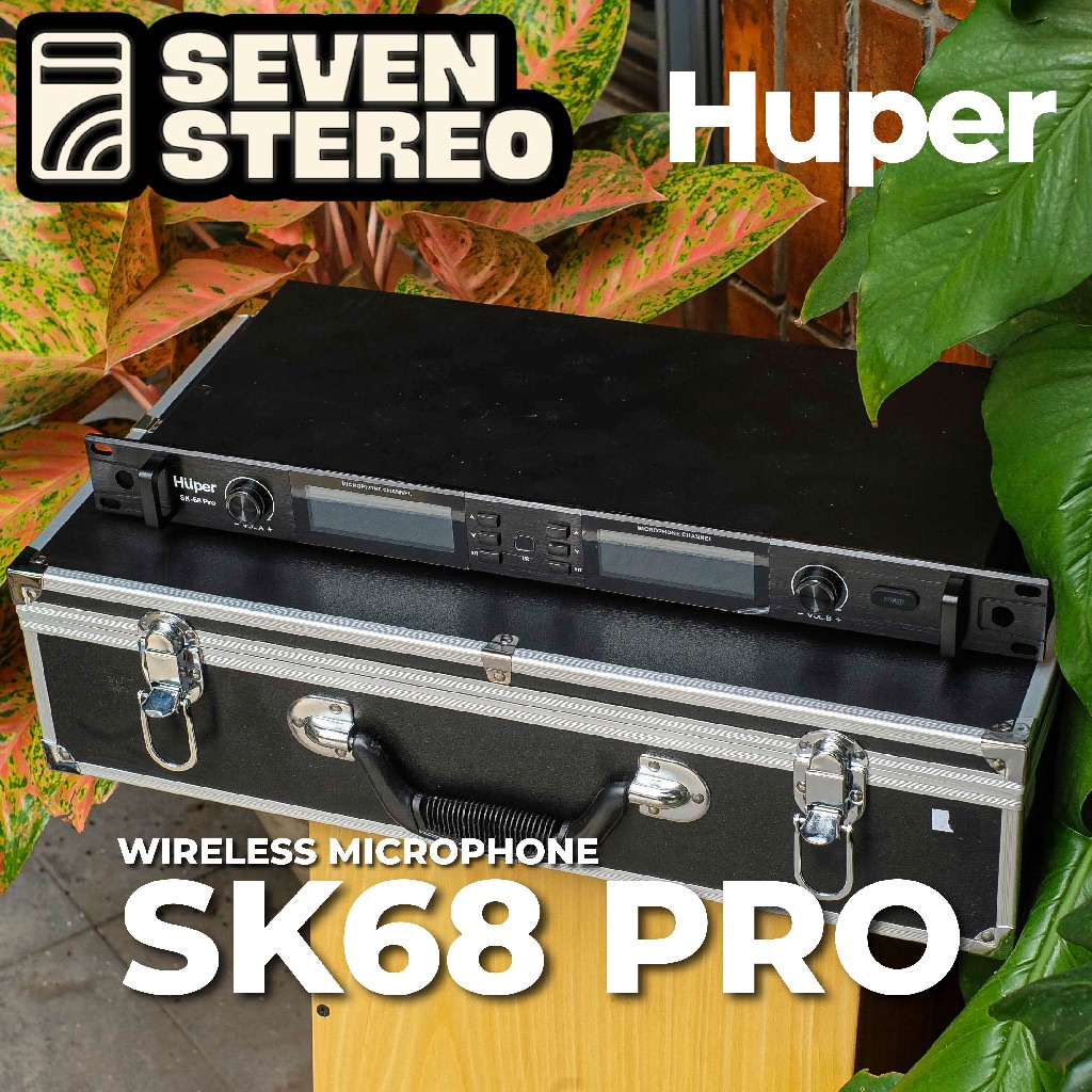 Jual Huper SK68PRO - SK68 Pro Wireless Microphone | Shopee Indonesia