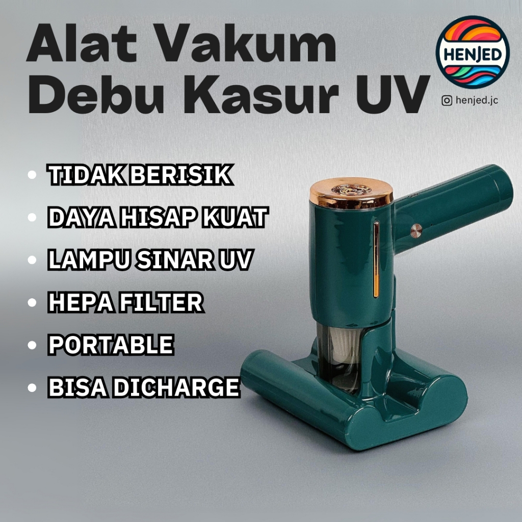 Jual Alat Vakum Blower Penyedot Debu Kasur Tungau Lampu LED UV Portable ...
