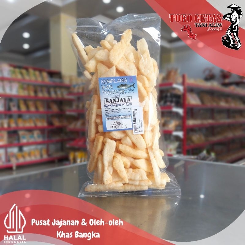 Jual Kemplang Stik Ikan Goreng khas Bangka merk Sanjaya 200 gram ...