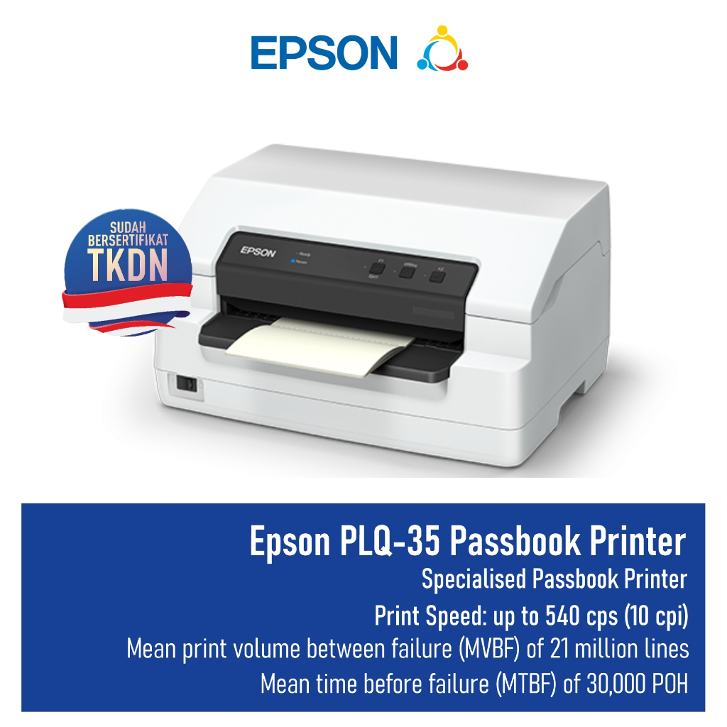Jual Epson PLQ-35 Passbook Printer TKDN | Shopee Indonesia