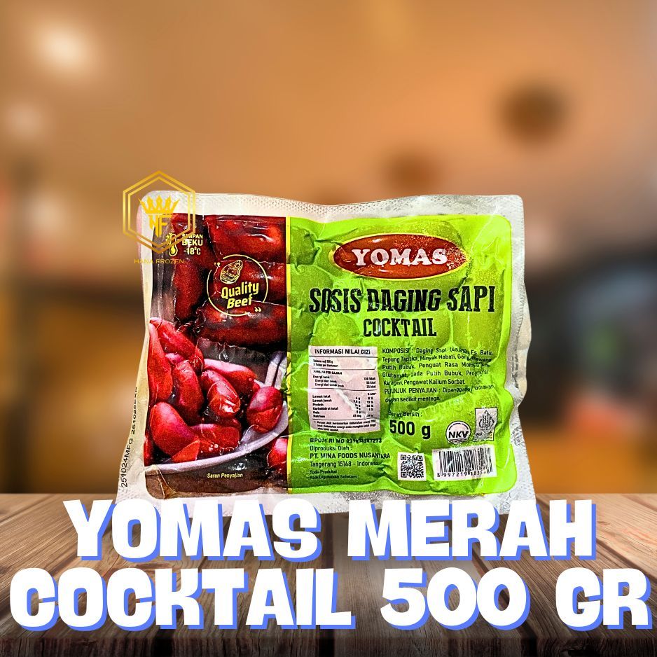 Jual YOMAS COCKTAIL MERAH SOSIS SERBAGUNA 500GR | Shopee Indonesia