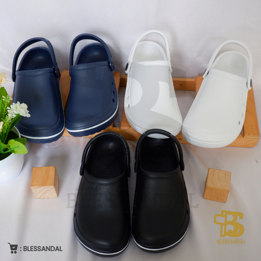 Jual SANDAL KODOK POLOS/SANDAL KODOK PRIA WANITA/SANDAL KODOK ANTI SLIP ...