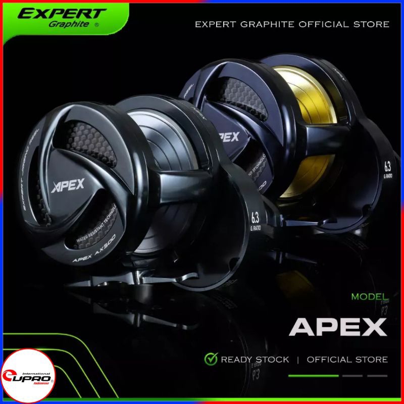 Jual REEL EXPERT GRAPHITE APEX AX300L - AX500L OVERHEAD | LIGHT JIGGING ...