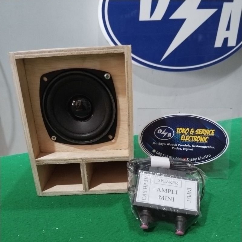 Jual Paket Sound Miniatur siap bunyi 4 inch box Mini Scoop | Shopee ...