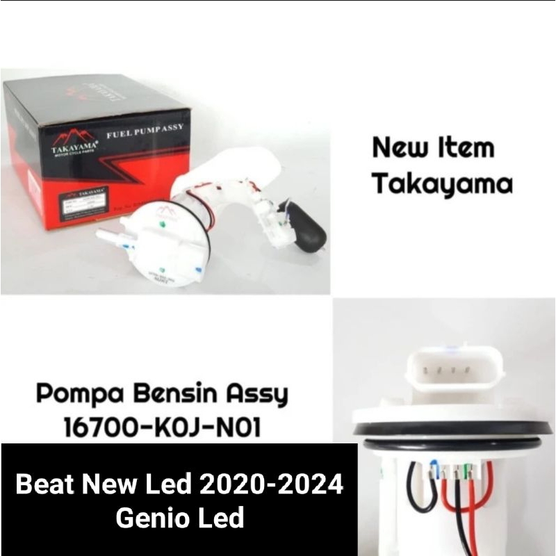 Jual 16700-k0j-N01 fuel pump fuelpump pompa tangki minyak assy genio beat led 2020 2024 takayama ...