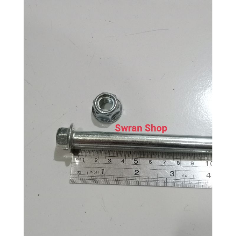 Jual As Roda Motor 12mm/17 X 245mm Kunci 14 Baut + Mur | Shopee Indonesia