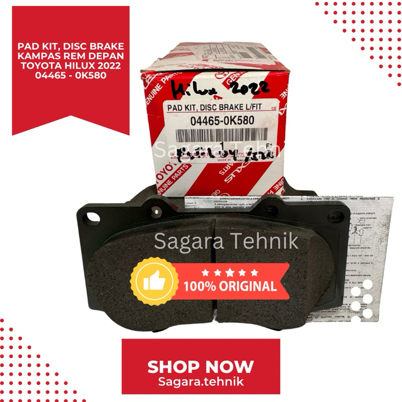 Jual Prodo Rem Depan Totoya Hilux 2022 04465-0K580 | Shopee Indonesia