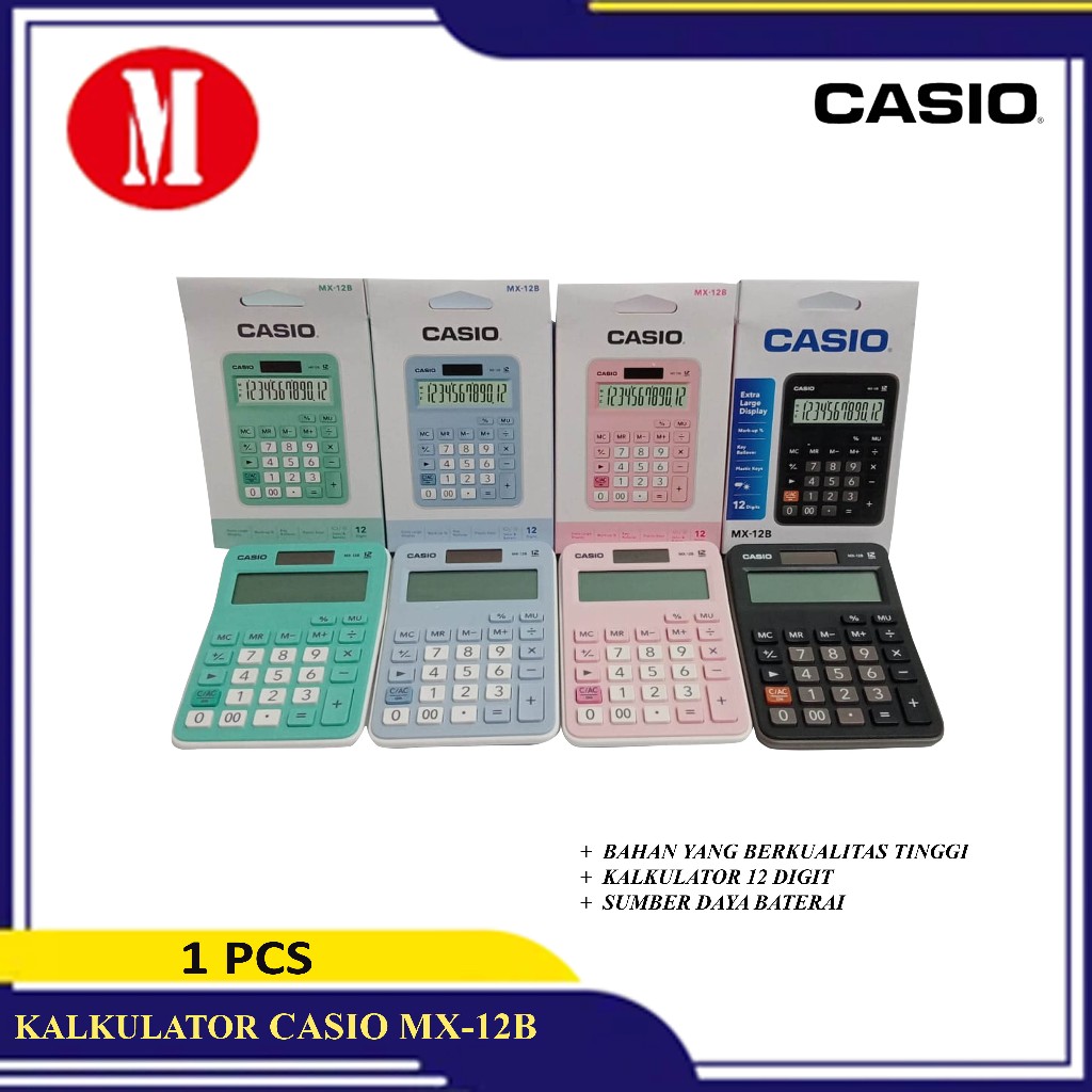 Jual Kalkulator Casio MX-12B | Shopee Indonesia