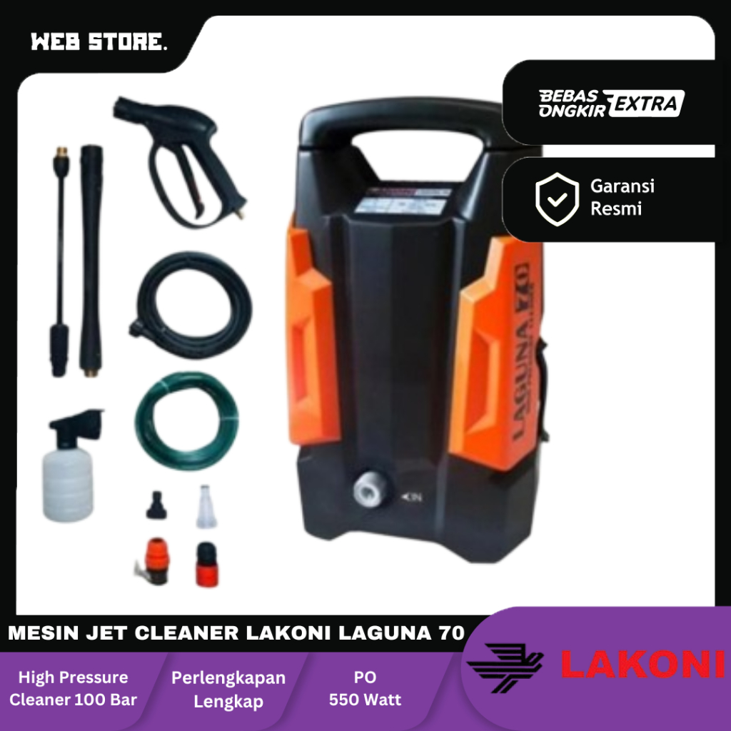 Jual Lakoni Laguna 70 Mesin Steam Cuci Mobil Motor Jet Cleaner High ...