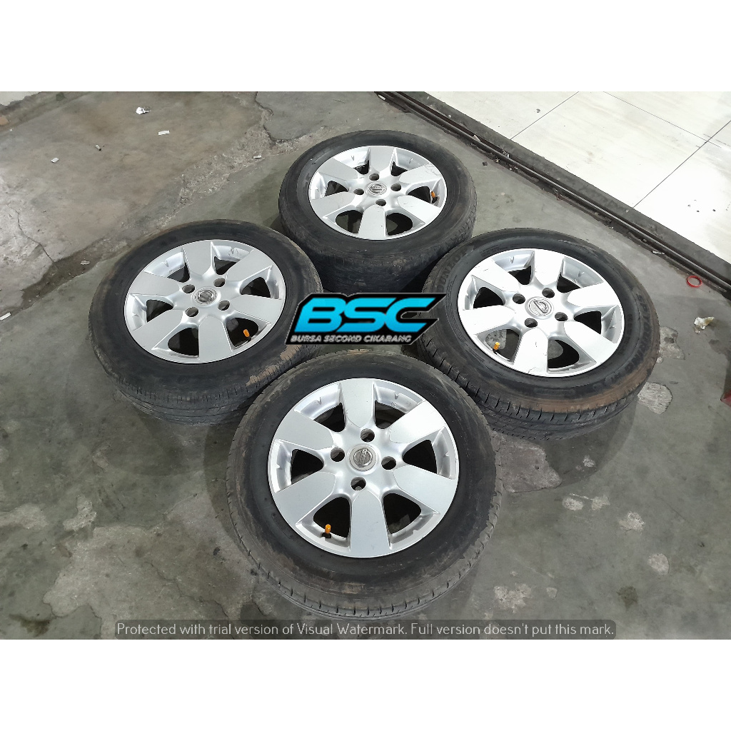 Jual Velg Mobil Bekas R15 Ori Oem Livina Pcd 4x114,3 Plus Ban Ring 15 ...