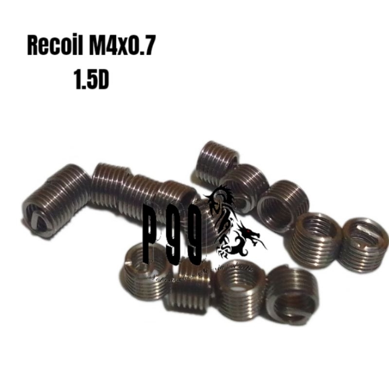 Jual Helicoil M4 x 0.7 1.5D Thread repair insert recoil Thread repair ...