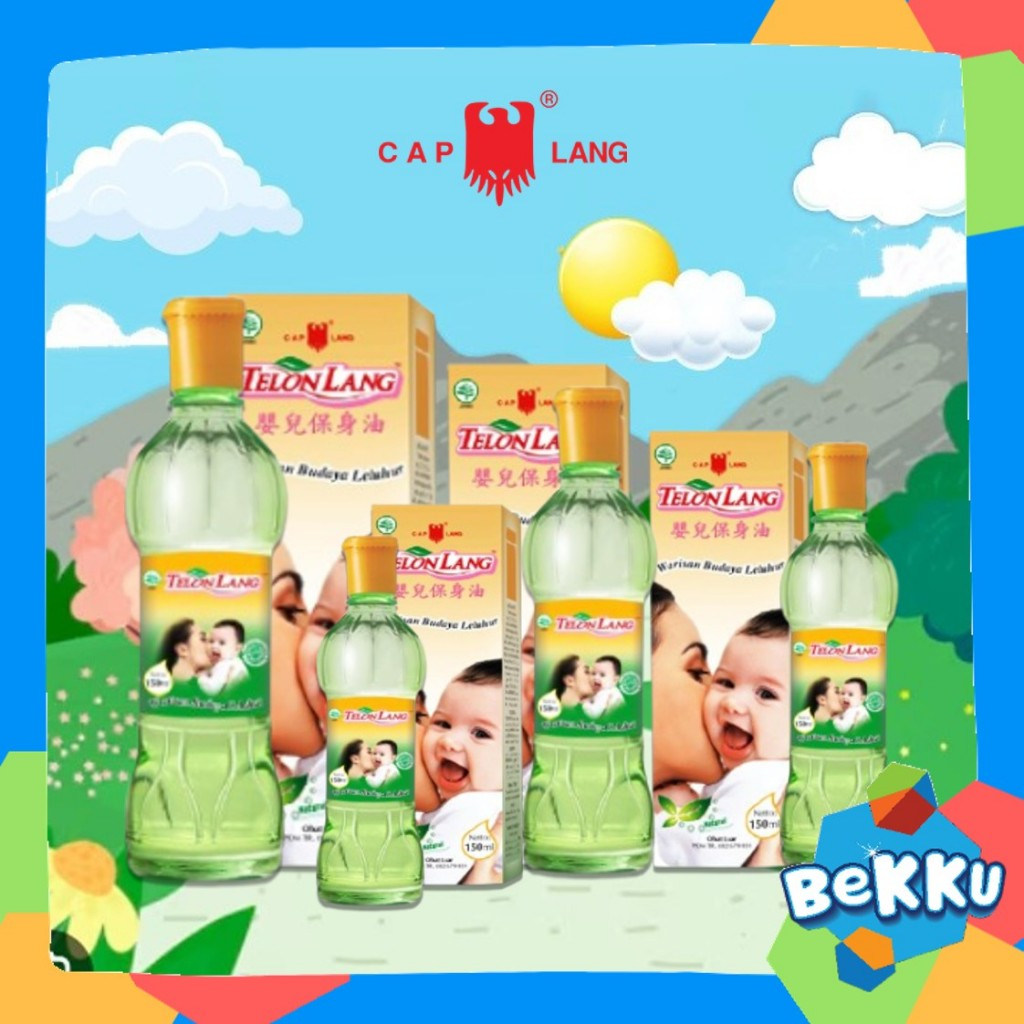 Jual Cap Lang Minyak Telon Original 30ml, 60ml, 100ml, 150ml - Caplang - Baby Telon Bayi - Bekku ...